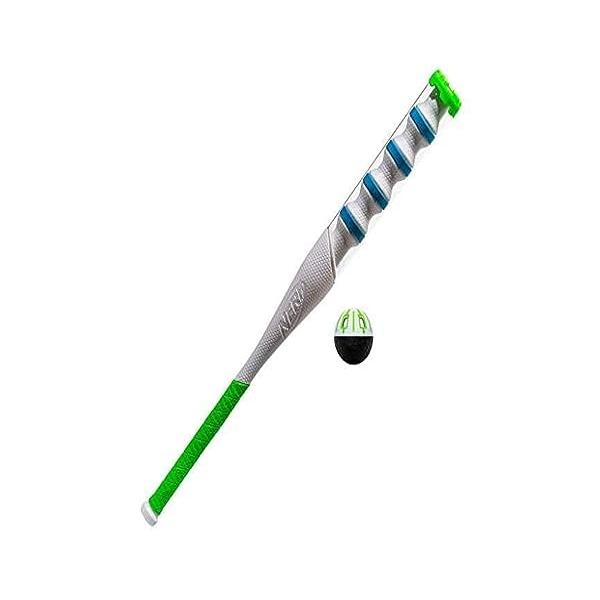 商品名:  NERF Power Blast Kids Baseball Bat and Ball Set - Kids Plastic Baseball Bat with Extra Grip and Power Bands - Offi...