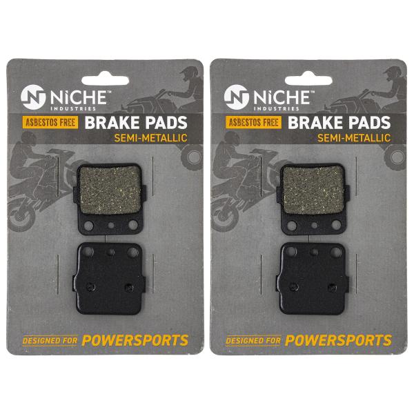 商品名:  NICHE Brake Pad Set for Honda FourTrax 300 Recon 250 Yamaha Banshee Big Bear 350 Front Semi-Metallic Alloy Steel 2...