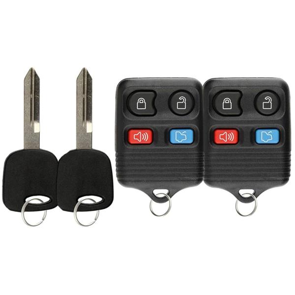 商品名: KeylessOption キーレスエントリー リモートフォブ アンカット 車 イグニッションキー フォード マスタング エクスカージョン エクスペディション エクスプローラー トーラス リンカーン ナビゲーター タウンカー用 (...