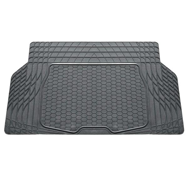 商品名:  TLH Semi Custom Trimmable Vinyl Gray Cargo Mat, Large Heavy-Duty Rubber Cargo Mat for Cars, Universal Fit Full Set...