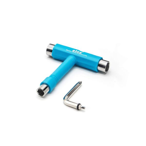 商品名: ELOS オールインワン スケートツール - ロングボードスケートボード用ポータブルTツールキット Tタイプアレンレンチ Lタイプフィリップスヘッドドライバー付き スケートボード調整アセンブリツール ELOS All-in-One...