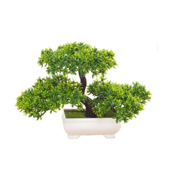 商品名:  Amosfun Artificial Plants Bonsai Welcoming Pine Tree Pot Desk Display Simulation Fake Tree Fake Potted Ornament Ho...