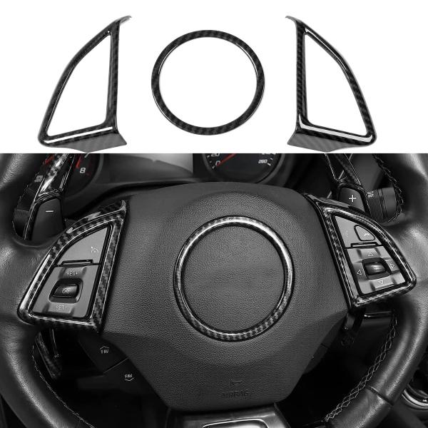 商品名: RT-TCZ 自動車ハンドルカバー シボレーカマロ 2017 2018 2019 2020用 RT-TCZ for Camaro Steering Wheel Trim Sticker, Carbon Fiber Interior...
