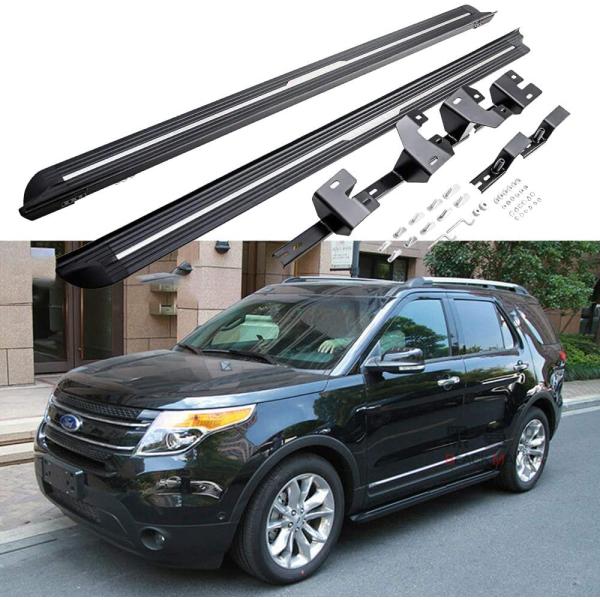 商品名: SnailAuto Ford Explorer 2011-2019 ランニングボード ナーフバー サイドステップ アルミフットレスト Snailfly Fit for Ford Explorer 2011-2019 Running...