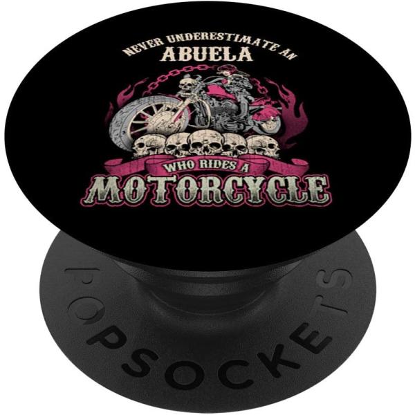 商品名Abuela Biker Chick Gift Never Underestimate Motorcycle PopSockets Grip and Stand for Phones and Tabletsブランド：NYC Motor...