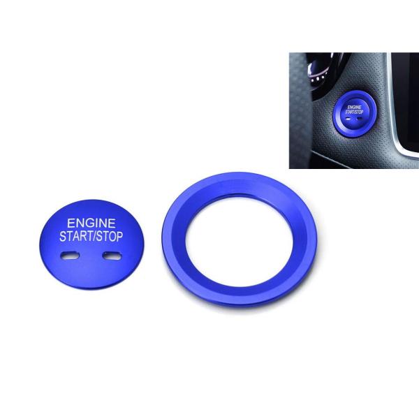 商品名:  eLoveQ Keyless Engine Push Start Button &amp; Surrounding Ring For Cadillac Chevy GMC etc, 2pc Aluminum Ring/Cover...