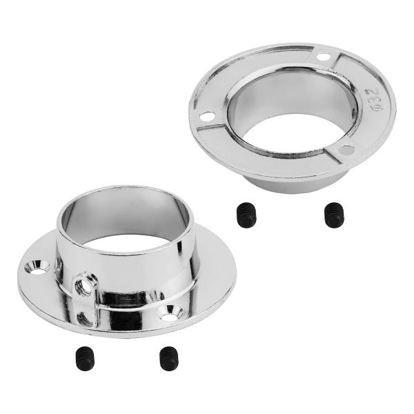 商品名:  MroMax Closet Wardrobe Rod Flange 58mm/2.28" Diameter Socket Bracket Support Holder for Pipe 2Pcsブランド: MroMax商品サイズ...