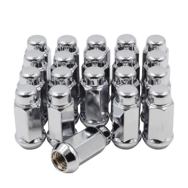 商品名: ホイールアクセサリーパーツ ラグナット M12x1.75 バルジドドングリホイールラグナット 長さ1.9インチ 3/4六角 クローズドエンド 20 M12x1.75 70K550 Wheel Accessories Parts 2...