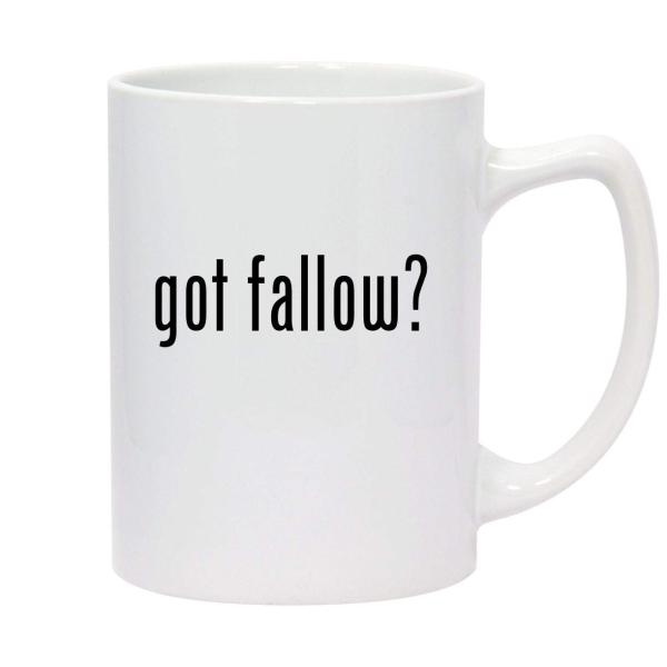 商品名:  Molandra Products got fallow? - 14oz White Ceramic Statesman Coffee Mugブランド: Molandra Products商品番号: US-C-07-19-01-...