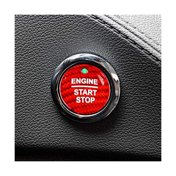 商品名:  AIRSPEED Carbon Fiber Car Engine Start Button Sticker for Ford Everest Mondeo Ecoboost Escort F150 Explorer Focus ...