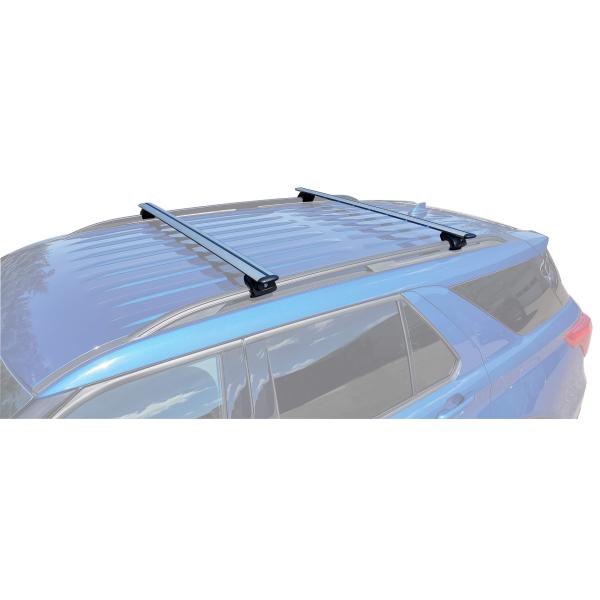 商品名: BRIGHTLINES 高耐久 盗難防止 プレミアムアルミニウム ルーフバー ルーフラック クロスバー フォード エクスプローラー 2020 2021 2022 2023に対応 BRIGHTLINES Heavy Duty Ant...