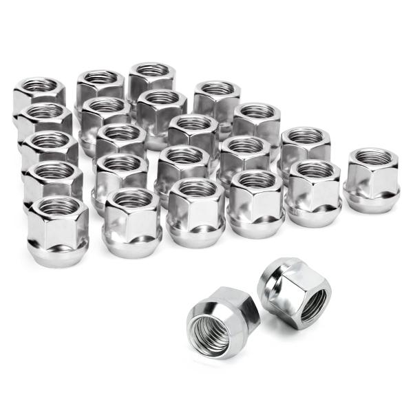 商品名: dynofit 14x2.0 後付けホイールラグナット、24個 M14-2.0 21mm 高さ オープンエンド円錐形突起、2000-14 エクスペディション、2004-2014 F-150,09-14 Lobo、00-13 トラン...