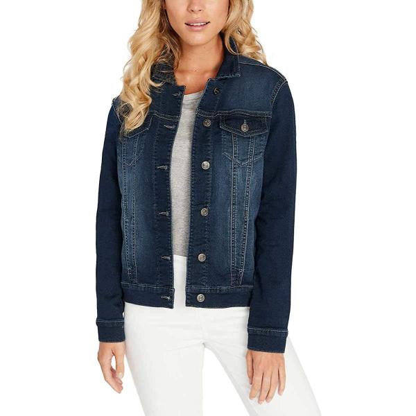 商品名: Buffalo David Bitton レディース ニットデニムジャケット US サイズ: Small カラー: ブルー Buffalo David Bitton Womens Knit Denim Jacket (Dark D...