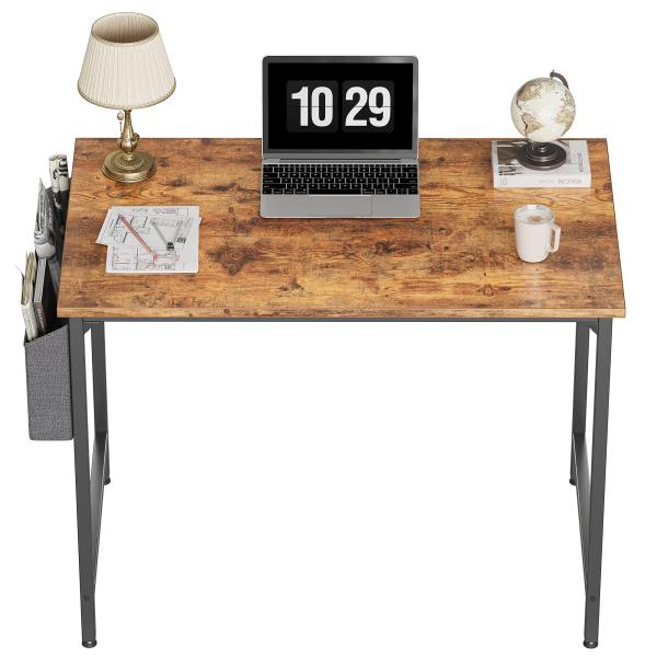 商品名:  CubiCubi Study Computer Desk 32" Home Office Writing Small Desk, Modern Simple Style PC Table, Black Metal Frame, ...