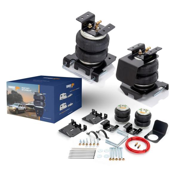 商品名: TORQUE エアバッグ エアバッグ サスペンションキット 2001-2010 シボレー シルバラード GMC シエラ 2500HD 3500HD 2500 3500 高耐久 リアヘルパーバッグ スプリング牽引 500ポンド (フ...