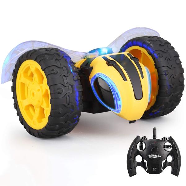 商品名:  Mostop RC Stunt Car Remote Control Car for Kids, 1/14 2.4Ghz Rechargeable Off Road Bumble Tumble Bee Truck Rock Cr...