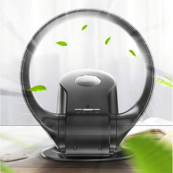 商品名Leafless Wall Fan/Super Quiet Bladeless Desktop Fan/Remote Control/Timer/Air Circulator/Power Saving Fanブランド：Electric...