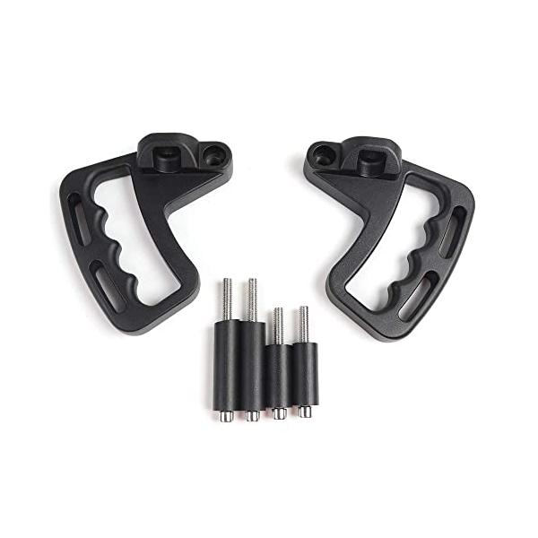 商品名:  JeCar Front Grab Handles Aluminum Alloy Grab Bars for 2007-2018 Jeep Wrangler JK JKU Sports Sahara Rubicon X, Blac...