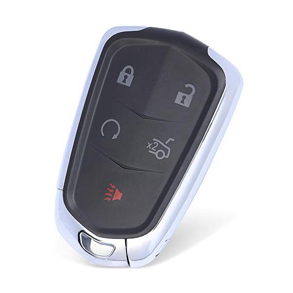 商品名:  Keymall keyless Entry Replacement Car Key Shell Case Fob Remote Transmitter for Cadillac XTS CTS CT6 ATS SRX Escal...
