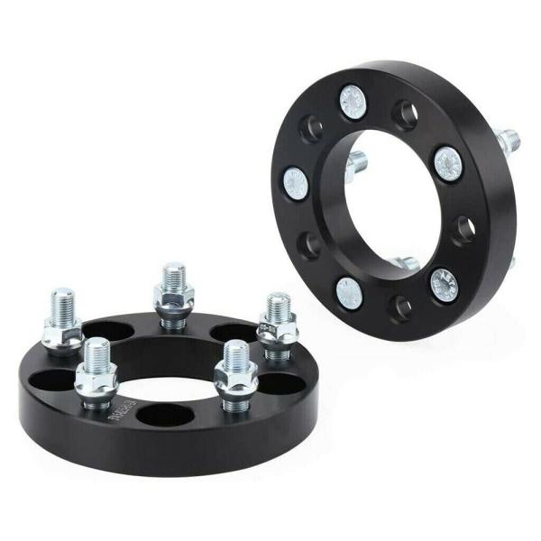 商品名: dynofit 5x4.5 ホイールスペーサー 1インチスペーサー ジープ ラングラー XJ KK TJ ZJ フォードエクスプローラー マスタング ファルコン レンジャー エッジ MKT MKX 2個セット ホイールスペーサーキ...