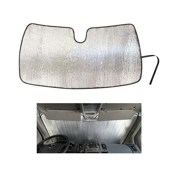 商品名: YelloPro カスタムフィット 反射 フロントガラス サンシェード アクセサリー 2014 2015 2016 2017 2018 2019 2020 2021 2022 2023 Dodge RAM ProMaster フル...