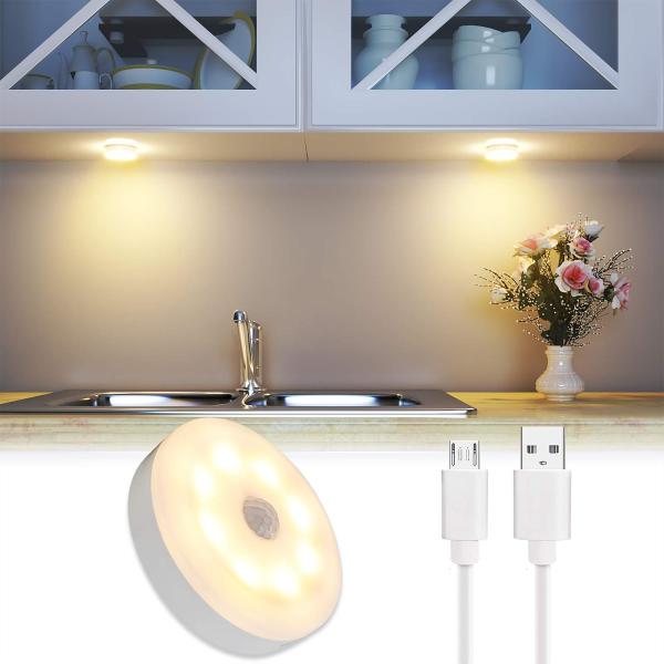 商品名:  Bason Puck Lights, Motion Sensor Closet Light, Cabinet Lights,LED Wireless Lighting for Kitchen, Wardrobe,Hallway,...