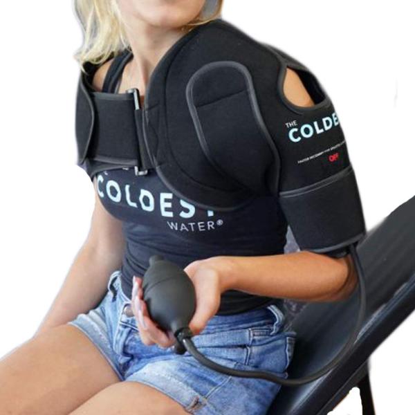 商品名:  The Coldest Shoulder Ice Pack with Air Compression - Hot/Cold (Left/Right Reusable Shoulder Brace Wrap with Straps...