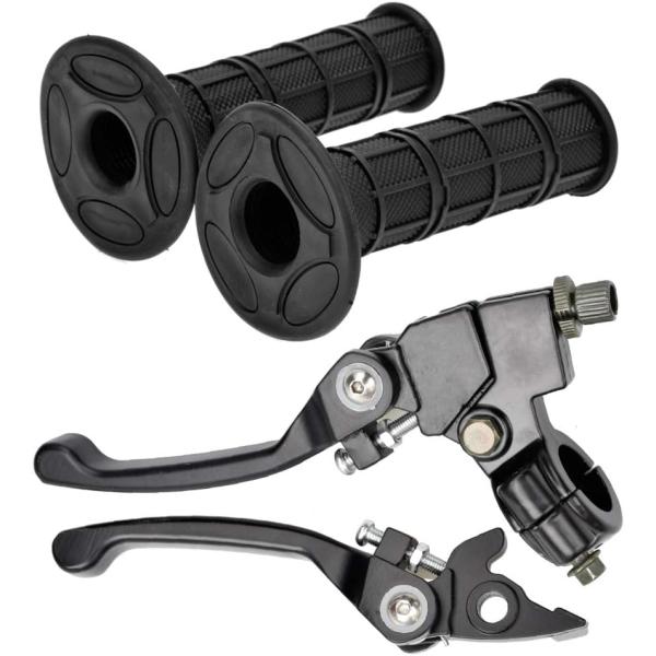 商品名HIAORS 折りたたみ式クラッチレバー パーチブレーキレバー付き ブラック ハンドグリップ Apollo RFZ RFZ 125cc TaoTao SSR Thumpstar 50cc 125cc 150cc 7/8インチ ハンドブ...
