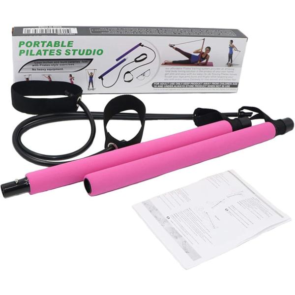 商品名Avenmax Pilates Exercise Sticks with Resistance Band and Foot Loop, Detachable Portable Yoga Bar Kit Exercise Fitness...