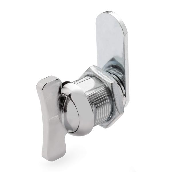商品名: ツイストロックシリンダー、クローム仕上げ、1 1/4インチカム。 5/8" R303-S Westway Locks Twist Lock Keyless Entry - 5/8" Twist Lock Cylinder &amp...