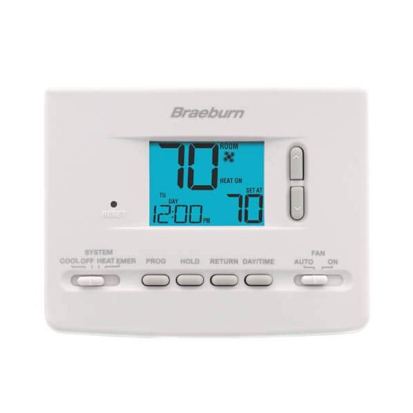 商品名:  5-2 Day Programmable Thermostat (2 Heat/1 Cool) - Builders Seriesブランド: Braeburn商品番号: 色: Blue海外の輸入品ショップ-世界中の様々なアイテム...