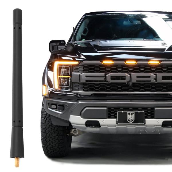 商品名: KSaAuto 7インチアンテナ フォードF-150 &amp; Dodge Ram 1500 2009-2020に適合 ショートゴムアンテナマスト交換用 車のラジオFM/AM受信用 フォードF150/Dodge Ram 1500...