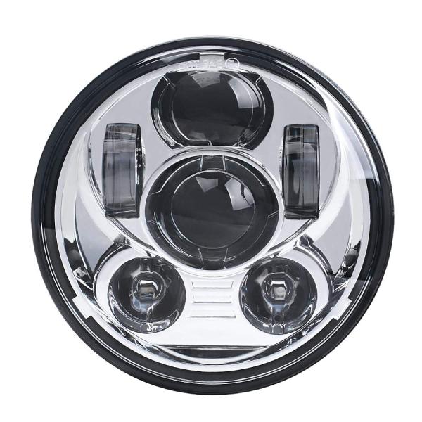 商品名:  Tugwuetlwu 5-3/4 5.75 Inch LED Motorcycle Headlight Compatible with Harley Davidson Sportster Dyna Street Bob Low ...