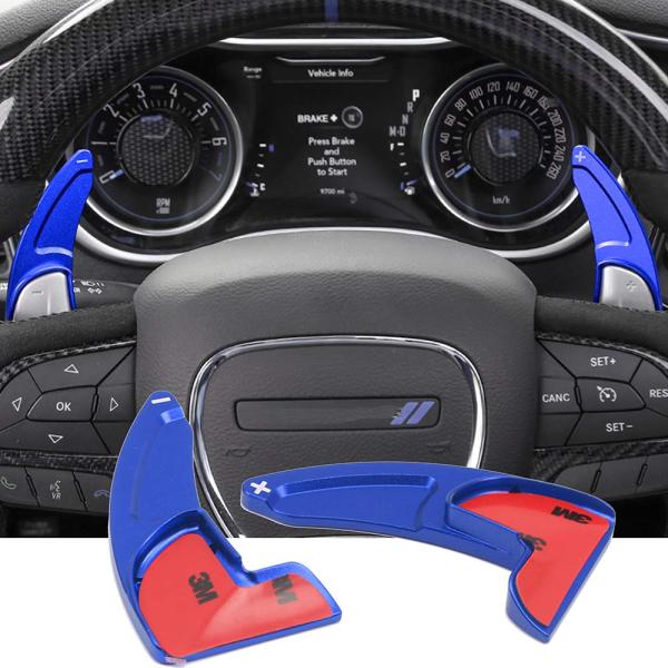 商品名:  XITER Aluminum Steering Wheel Paddle Shifter Extensions Covers For Dodge Challenger Charger 2015-2023,Durango RT &...