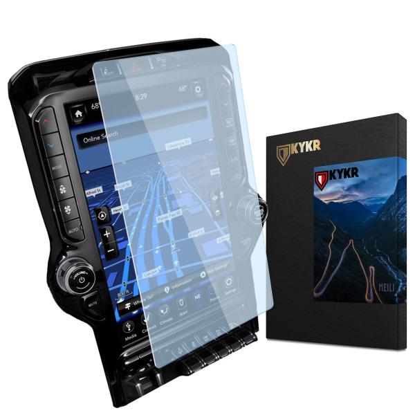 商品名: Kykr 強化ガラススクリーンプロテクター - 2019-2023 Dodge Ram 1500 2500 3500に対応 - TRX Rebel Laramie Limited Uconnect - 12インチ - マットエディ...