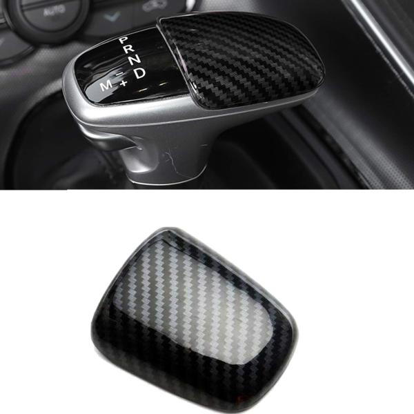 商品名: Challenger ST SRT外装カーアクセサリー チャレンジャーST SRT 2015 2016 2017 2018 2019用 Gear Shift Knob Cover 1PCS 631 2015-2021 Compat...