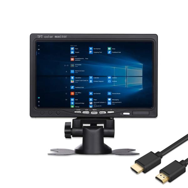 商品名:  Yasoca 7 Inch Monitor HDMI - 1024x600 HD TFT LCD Screen Display AV VGA Input Built in Speaker for Raspberry Pi 3 M...