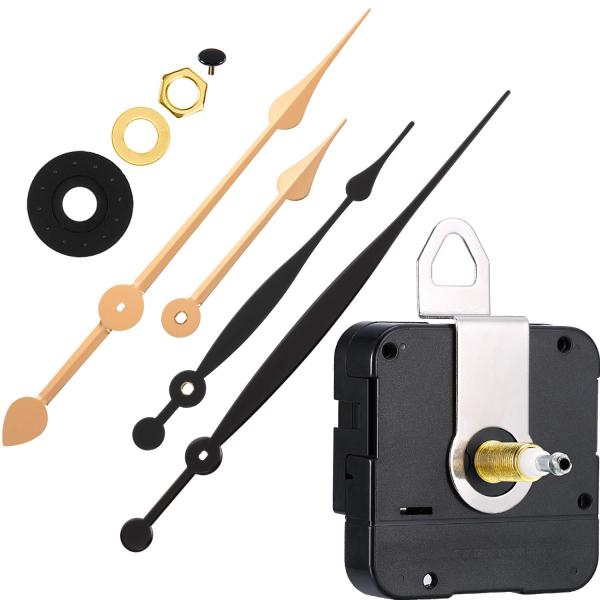 商品名: 高トルククォーツ時計ムーブメントメカニズム交換部品 長いスペード針2組付き High Torque Quartz Clock Movement Mechanism Replacement Parts with 2 Pairs of...