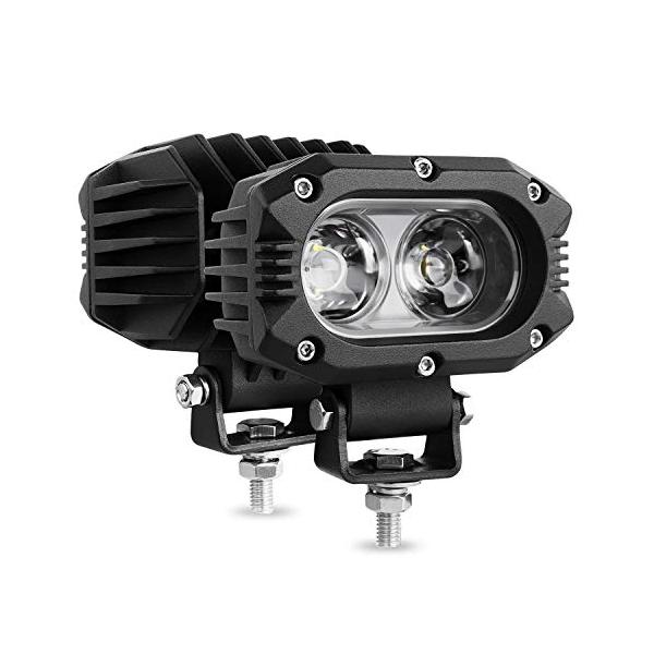 商品名: AUTOFEEL LED Pods Light 4 Inch LED Light Bar 2PCS 80W Spot Light Single Row 8000LM Off Road Driving Fog Lights for ...