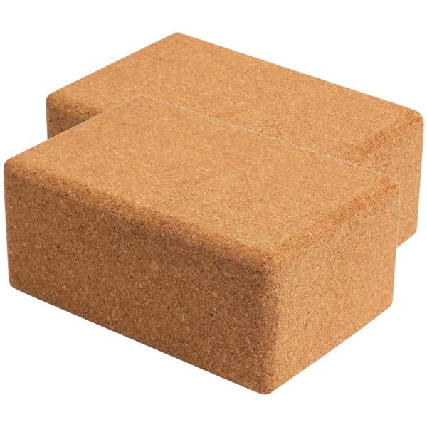 商品名: Volcano Cork Yoga Block (2 Pack Set-Natural Cork from Europe, 9"x6"x4" Yoga Block Non-Slip&amp;Anti-Tilt for Women|...