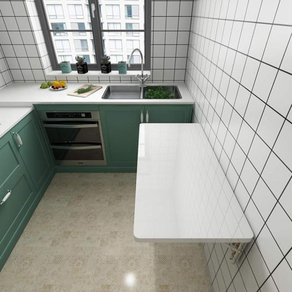 商品名:  Folding Wall-Mounted Drop-Leaf Table, Computer Workbench Desk Children Table, for Home Office Laundry Room Bar Kit...