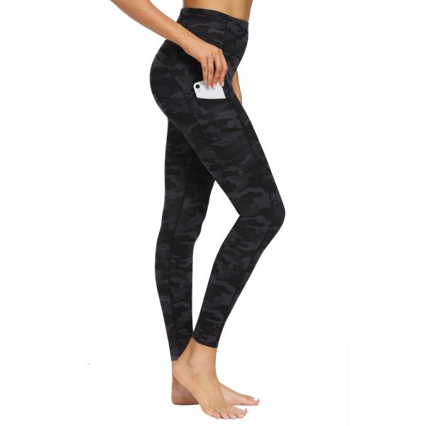 商品名: Houmous レディース 4ポケットパターン レギンス ワークアウト フルレングス ヨガパンツ US サイズ: XX-Large カラー: グレー Houmous Women's 4 Out Pockets Buttery So...