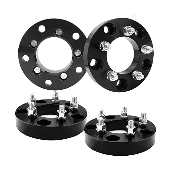 商品名: EOTH 5x5.5から5x4.5ホイールアダプター、1.25インチ厚鍛造5x139から5x114.3アダプター88mmハブコア、12x1.5スレッドスタッド付き EZISOE 5x5.5 to 5x4.5 Wheel Adapt...