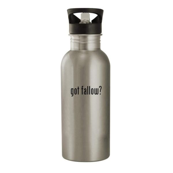 商品名:  Knick Knack Gifts got fallow? - 20oz Stainless Steel Water Bottle, Silverブランド: Knick Knack Gifts商品番号: B04Y20D01W02...