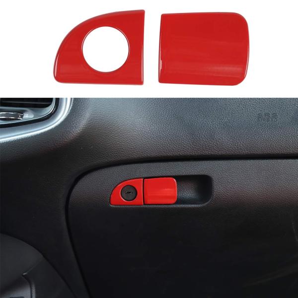 商品名:  RT-TCZ for Challenger Charger Glove Box Handle Trim Cover Red for Dodge Challenger 2015 up Charger 2010 up for Chr...