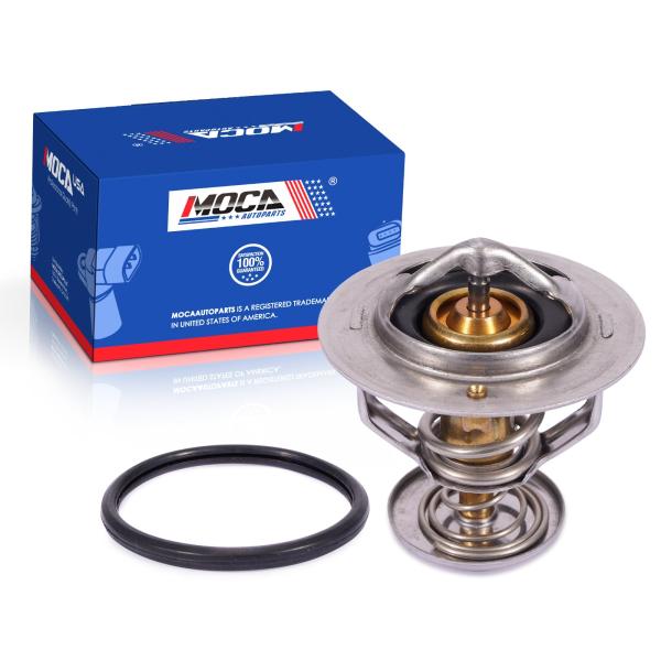 商品名: MOCA - Conjunto de carcasa de termostato refrigerante para Ford F650/F750/Excursion y 99-03 para Ford F-250/F-350/F...