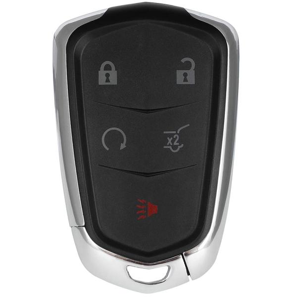 商品名:  cciyu 1 X Flip Key Fob Uncut Blade (SHELL CASE) 5 Buttons Replacement for Cadillac 2014 2019 SRX 3 BUTTON FCCID: H...