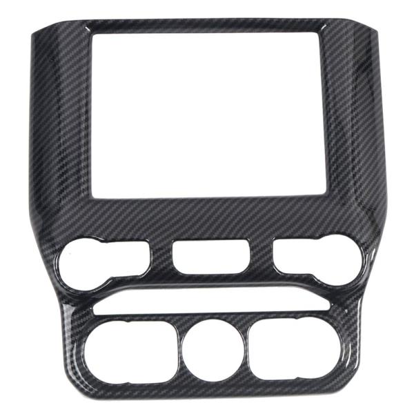 商品名:  HIGH FLYING for Dodge Ram 1500 2019-2023 Car Accessories Dashboard Navigation Frame Cover ABS Carbon Fiber Grain 1...