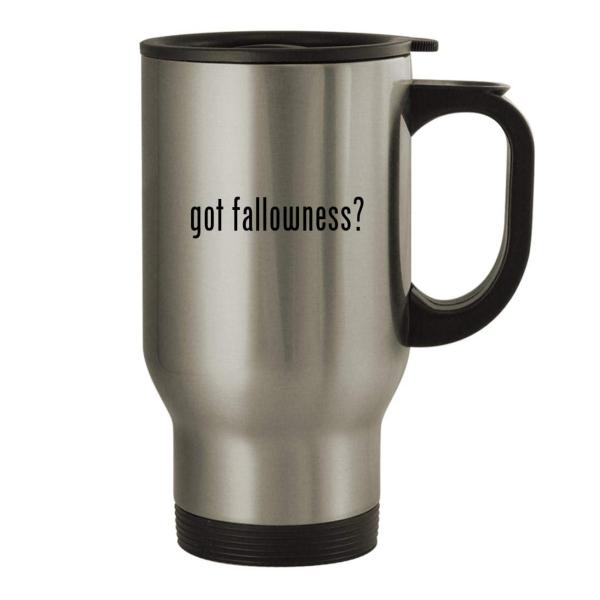商品名:  Knick Knack Gifts got fallowness? - 14oz Stainless Steel Travel Mug, Silverブランド: Knick Knack Gifts商品番号: B04Y20D01W...