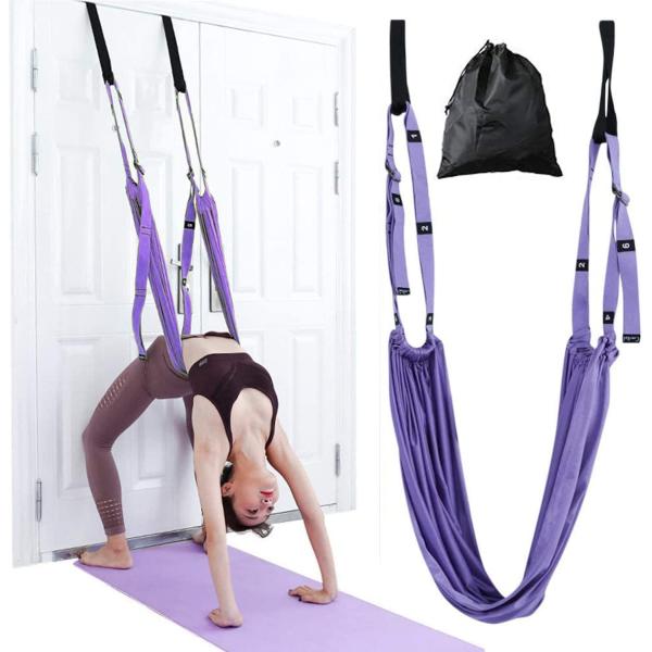 商品名:  Yoga Stretching Strap, Adjustable Height Leg Stretcher Waist Back Stretch Band Aerial Yoga, Anti-gravity Inversion...